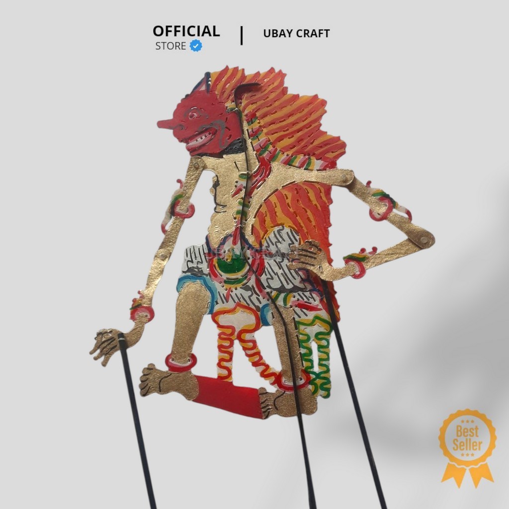 Jual WAYANG KULIT WAYANG MAINAN BUTO RAMBUT GENI TINGGI -+45CM | Shopee ...