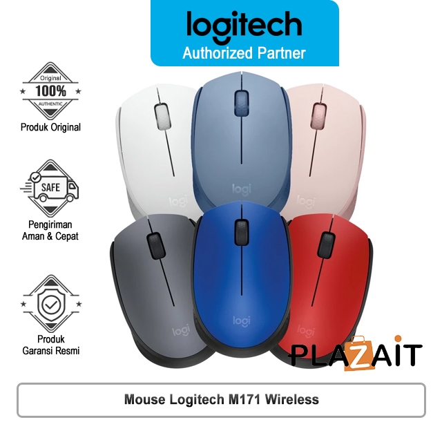 Jual Logitech M171 Mouse Wireless untuk Windows, Mac, ChromeOS | Shopee ...