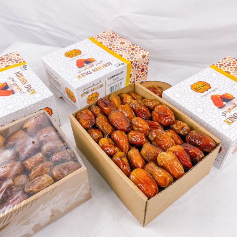 Jual Kurma Date Shoidi King JumboTimur Tengah Kemasan Ember Box Premium Quality Original Saudi ...