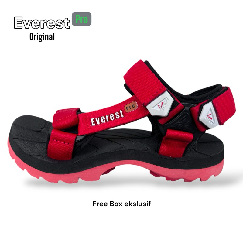 Jual Sandal Gunung Keren EverestPro Original Gunung Color RED // Sendal ...
