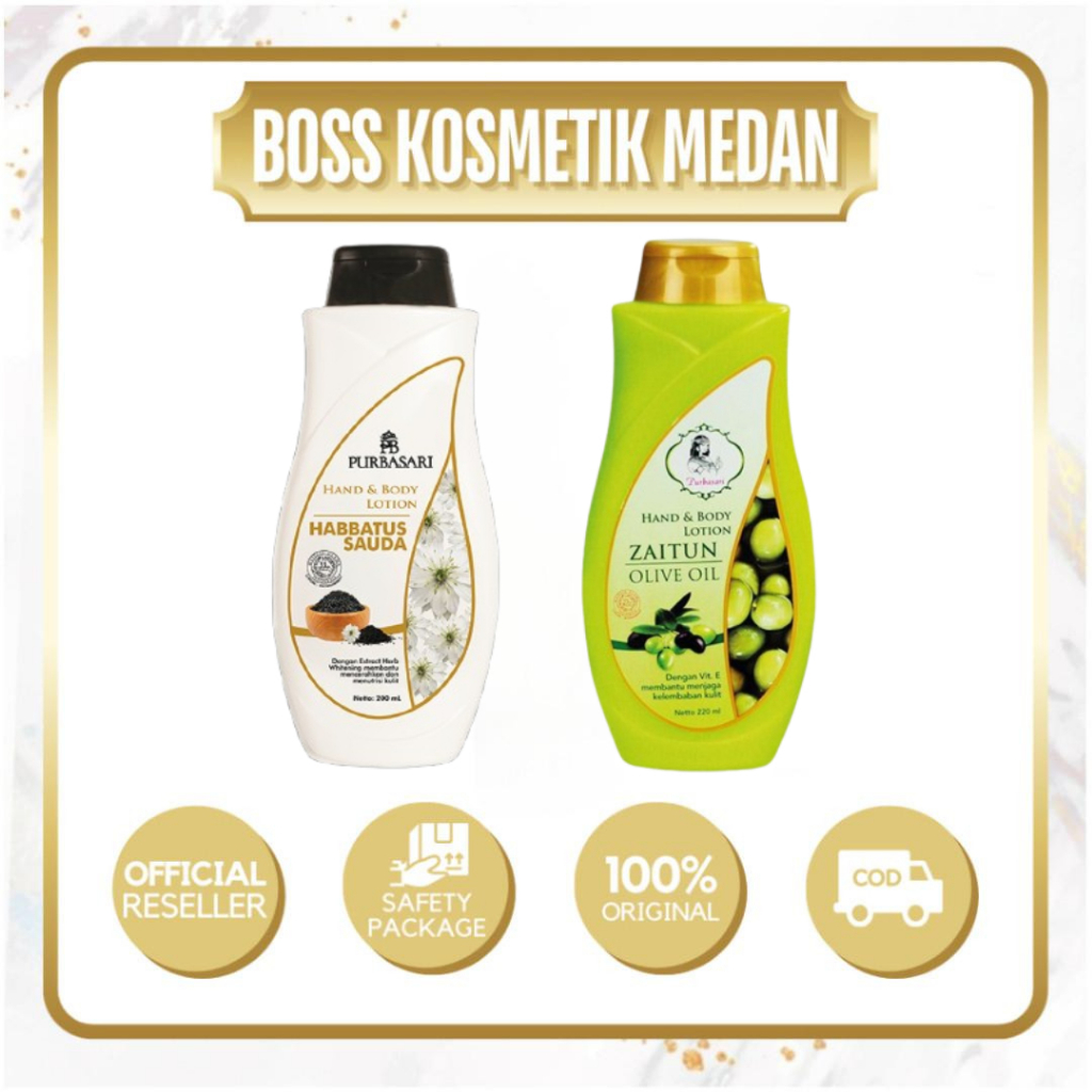 Jual Purbasari Hand & Body Lotion Zaitun/Habbatussauda Melembabkan Dan ...