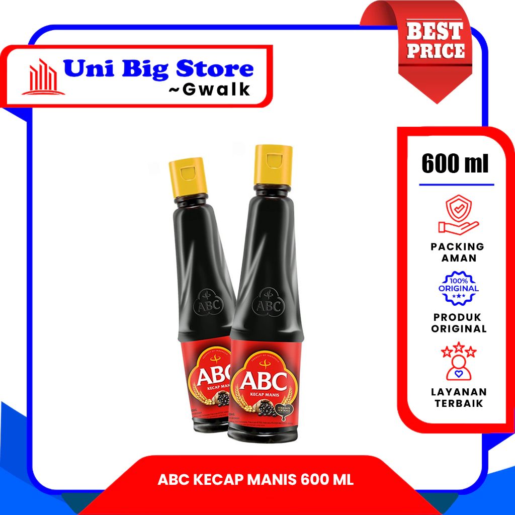 Jual ABC KECAP MANIS BOTOL - 600 ml | Shopee Indonesia