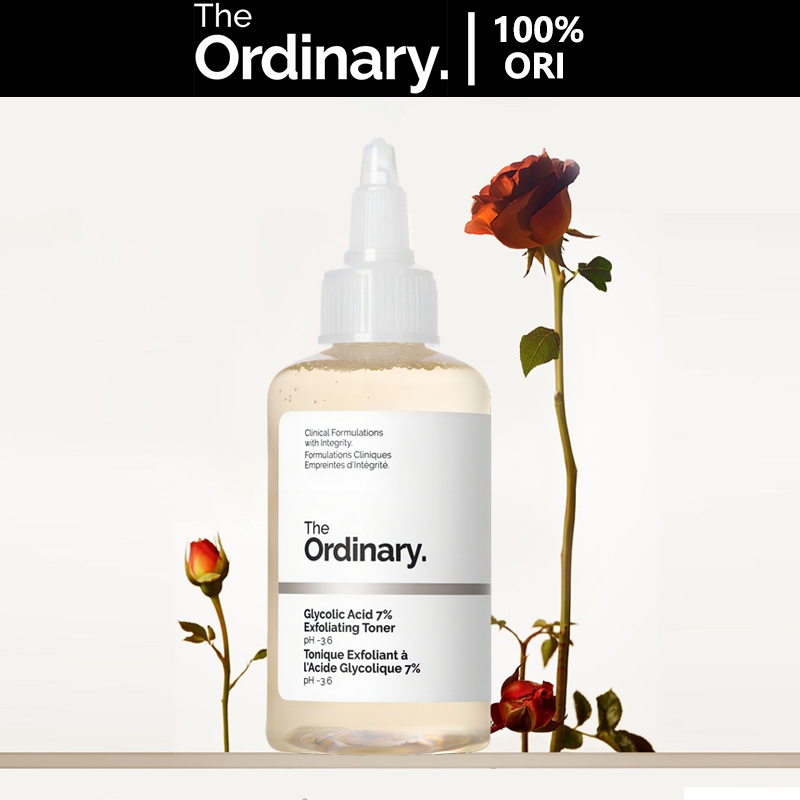 Jual The Ordinary Toner 240ml/The Ordinary Glycolic Acid 7% Exfoliating ...