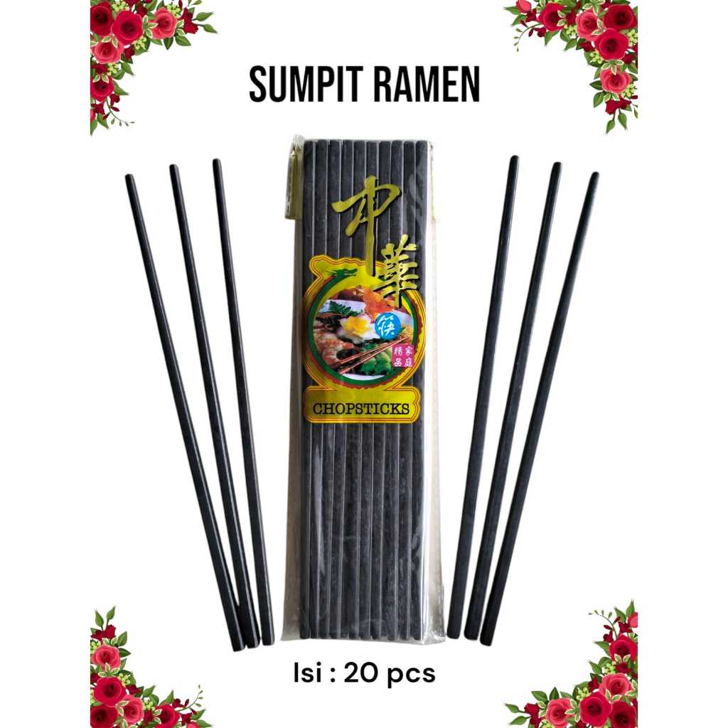 Jual SUMPIT GADING MELAMIN 20 PCS - SUMPIT MIE - SUMPIT WARNA 24 CM ...