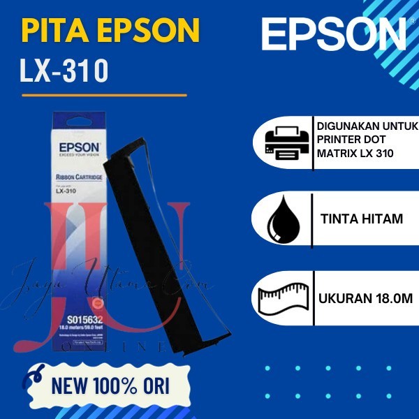Jual Pita Epson LX 310 / LQ-2190 / LQ-310 / LX-300II Ribbon Cartridge ...