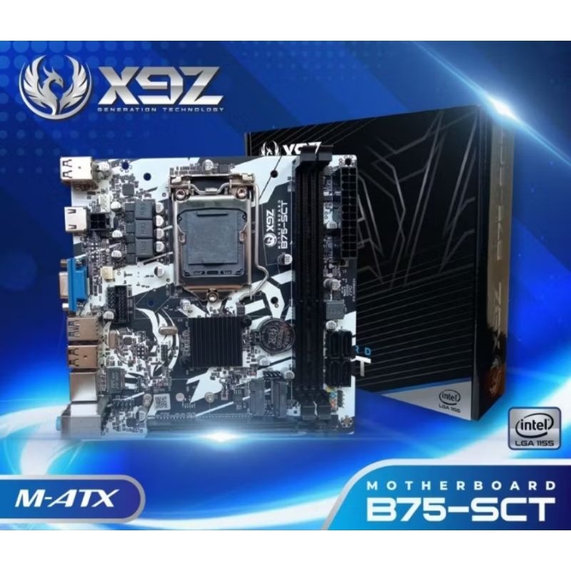 Jual Motherboard MB Mainboard H61 B75 NVME Socket LGA 1155 Berkualitas ...