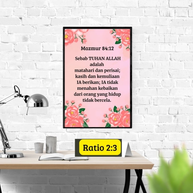 Jual Home Decor Kristen, Printable Christian Wall Art,Bible Quotes ...