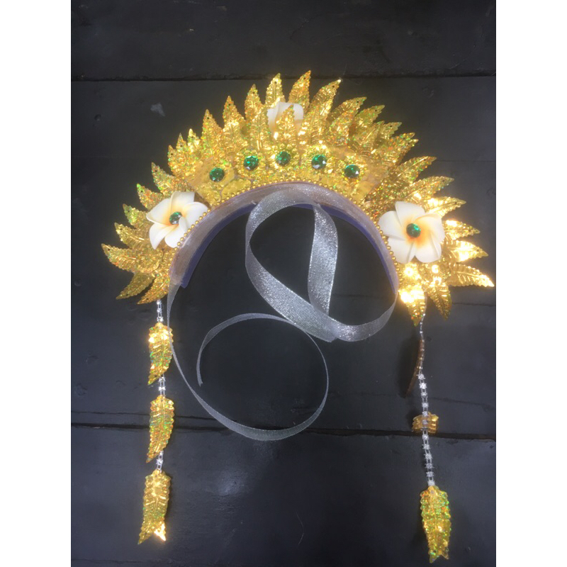 Jual Mahkota Sunting motif kembang kamboja adat bali | Shopee Indonesia