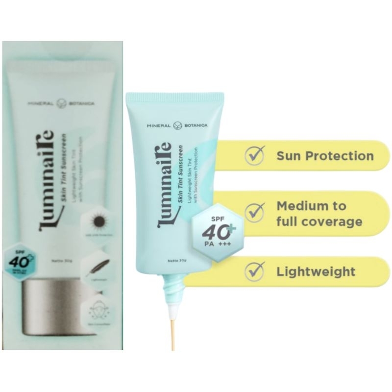 Jual Botanica Luminaire Skin Tint Sunscreen | Shopee Indonesia