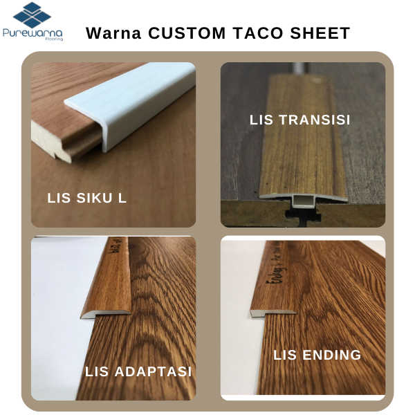 Jual Aksesoris PVC List Adaptasi PVC / Lis Pintu Vinyl / List Tangga / Aksesoris Lantai SPC ...