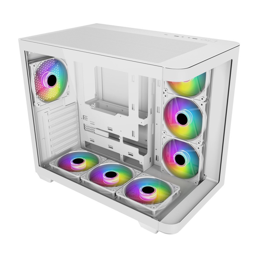 Jual FSP M380 White ATX PC Case | Shopee Indonesia