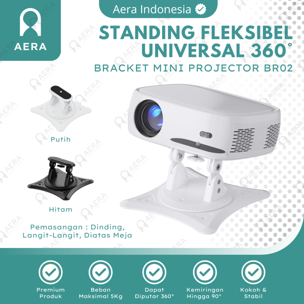 Jual Bracket Stand Proyektor BR02 Universal 360 Derajat | Standing ...