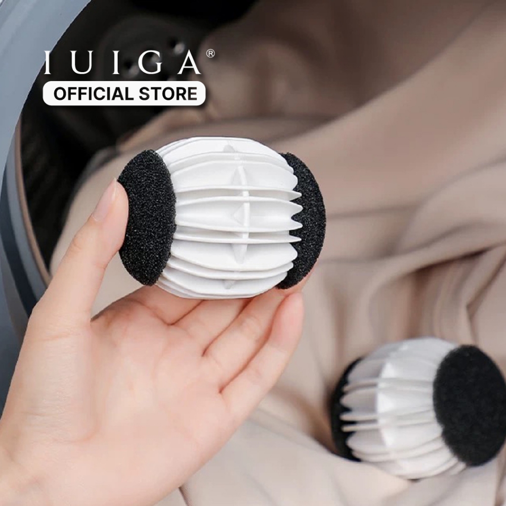 Jual IUIGA Anti-Tangle Lint Balls (Pack of 2) - Laundry Lint Ball ...