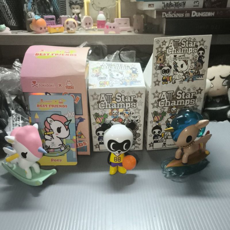 Jual Tokidoki×Tuzki/Tokidoki All Star Champs blind box | Pony, Surf ...