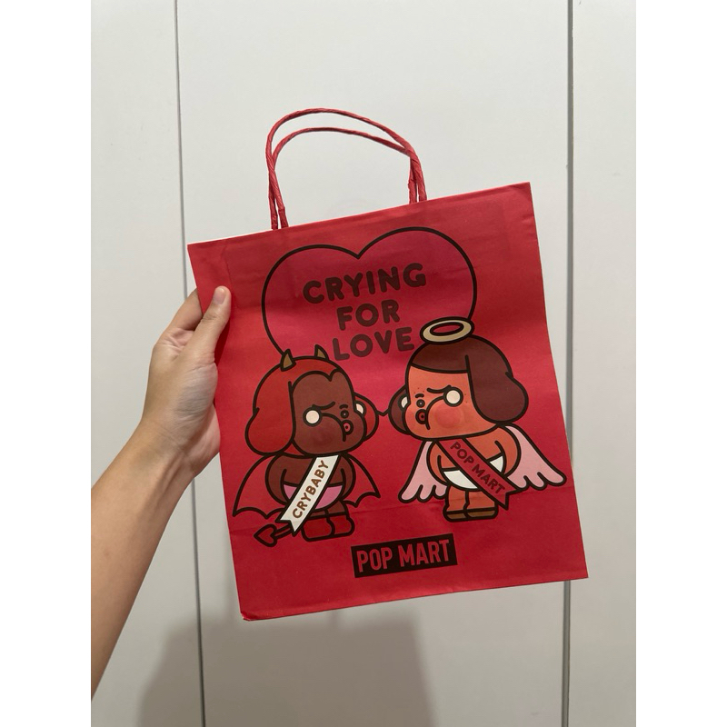 Jual PAPER BAG POPMART (CRYING FOR LOVE) | Shopee Indonesia