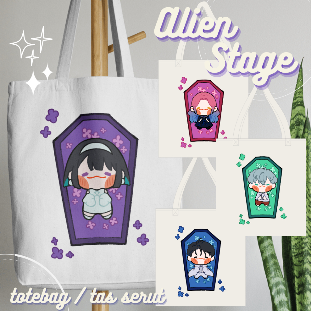 Jual [Muncationary] Tas Serut/Totebag Kanvas Alien Stage Coffin Edition ...