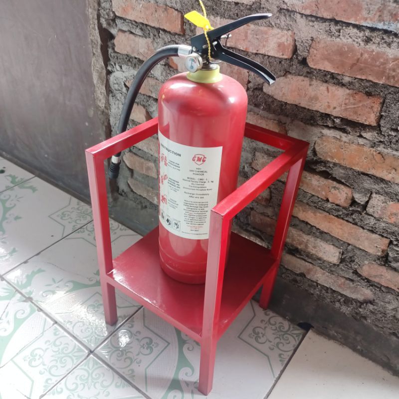 Jual Tempat Dudukan Apar 6-9 kg Ukuran 25 x 25 x 50 Rak Besi Tatakan ...