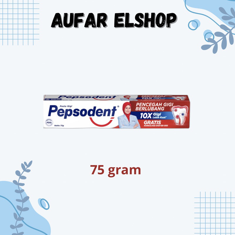 Jual Pepsodent Pasta Gigi ukuran 75 gram | Shopee Indonesia