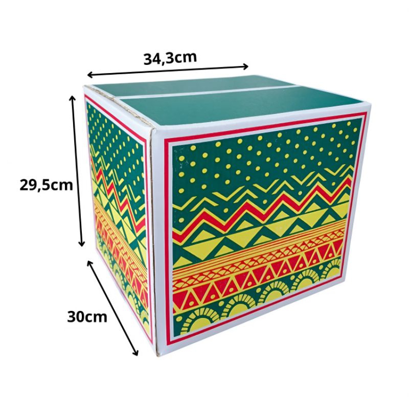 Jual Kardus Lebaran Idul Fitri Ukuran Sedang ( 34,3cmx30cmx29,5cm ...