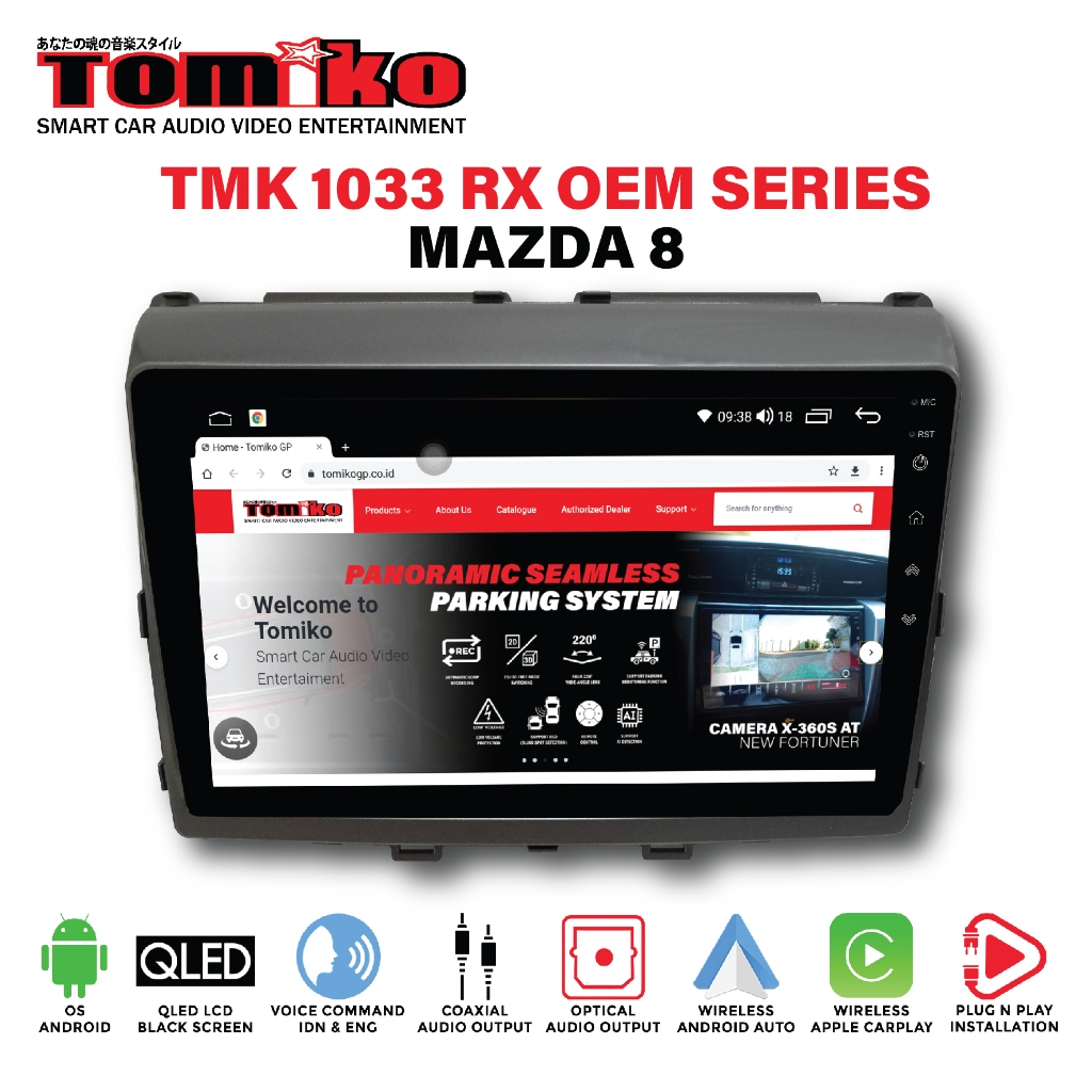 Jual Tomiko Head Unit Android TMK 1033 OEM Series for Mazda 8 | Shopee Indonesia