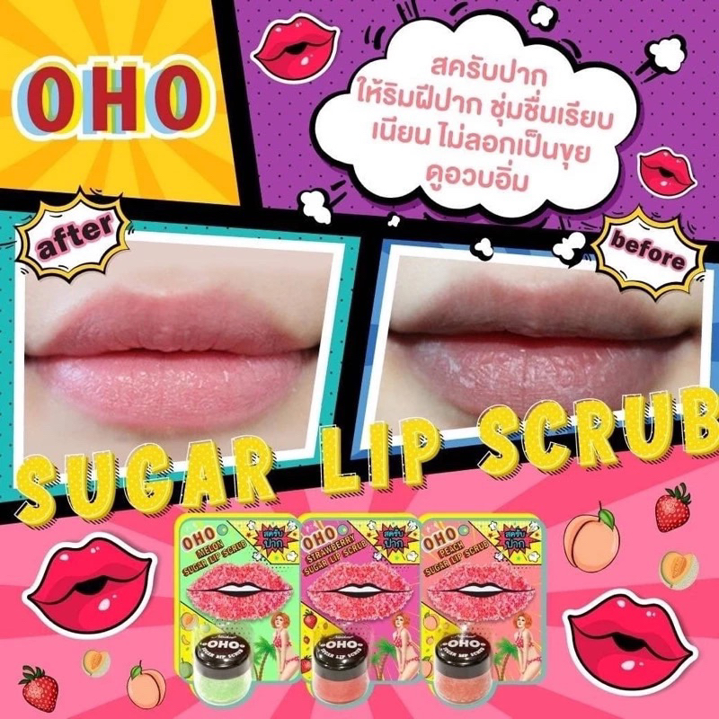 Jual mamabebe OHO SUGAR LIP SCRUB 25 gr ORIGINAL THAILAND | Shopee ...