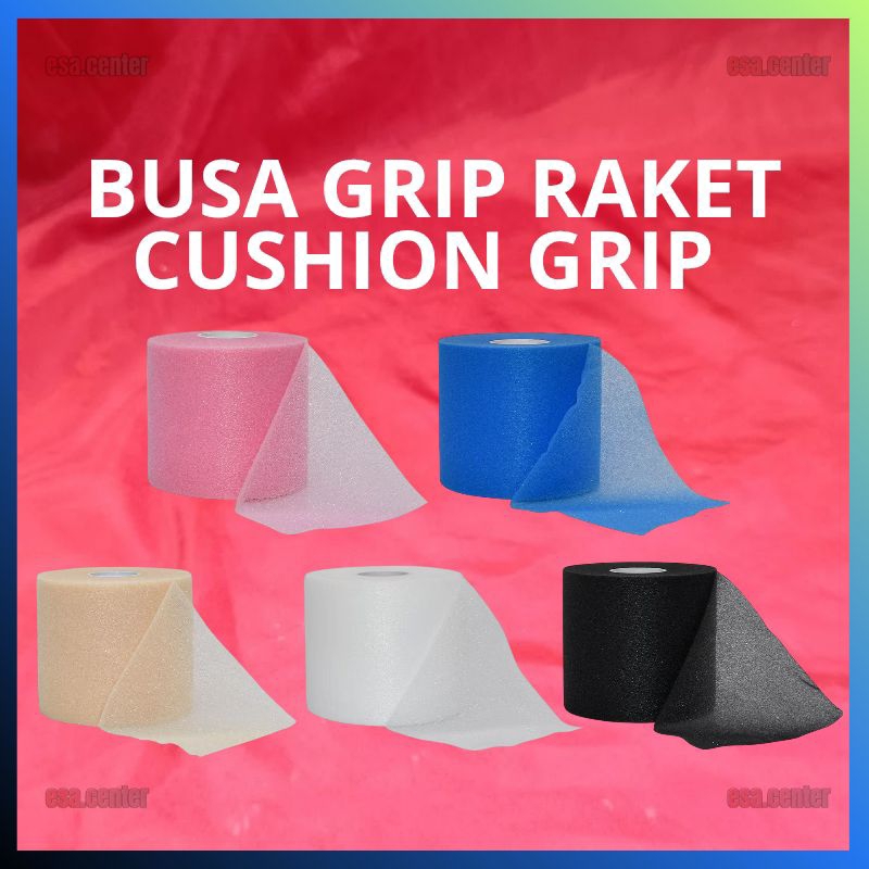 Jual Busa Grip Raket Badminton Polos / CUSHION GRIP ALL RACKET / Wrap ...