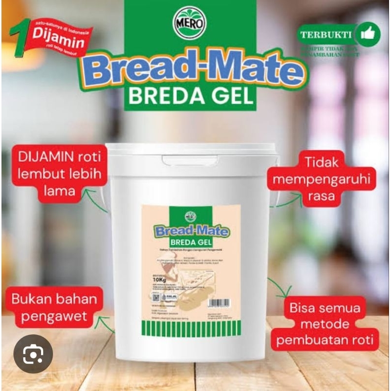 Jual Mero Bread Mate Breda Gel Rpck 250gr | Shopee Indonesia
