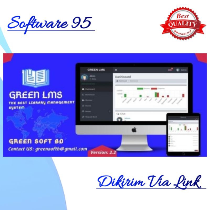 Jual Green LMS v2.3 Nulled – The Library Management System PHP Script - Nulled | Shopee Indonesia