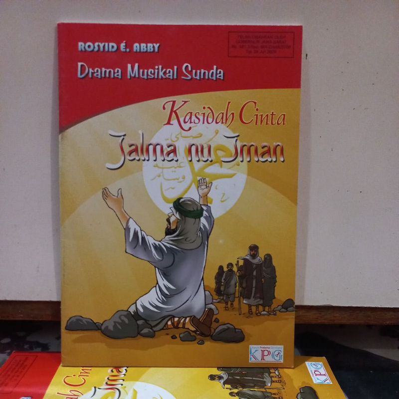 Jual Buku Sastra Sunda - Drama Musikal Sunda Kasidah Cinta Jalma nu ...