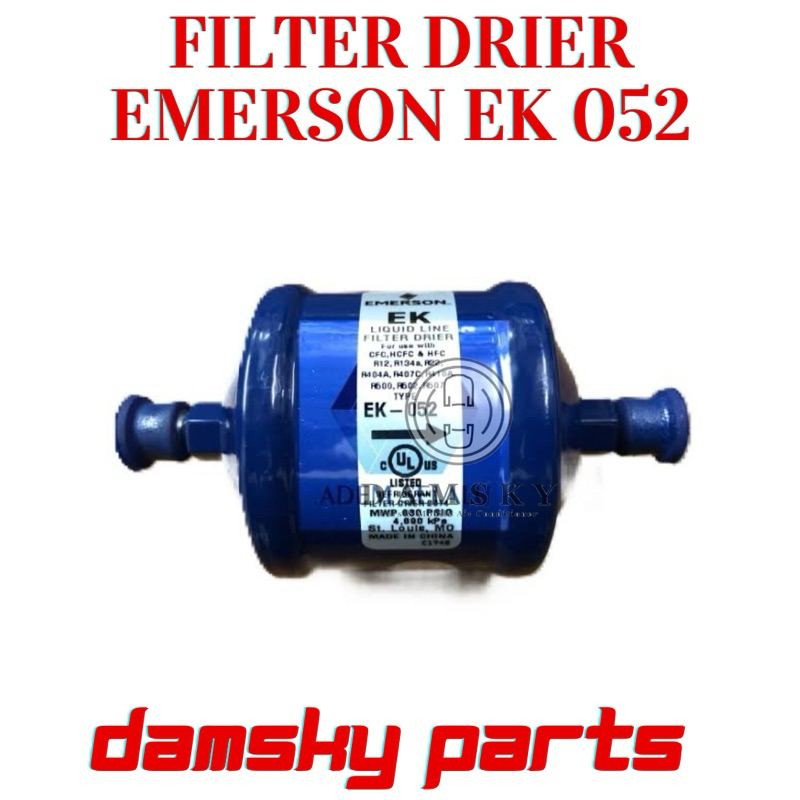 Jual Filter Drier Emerson EK 052 1/4” I Liquid Line Filter Drier EK-052 ...