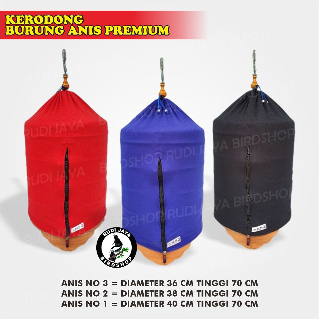 Jual KRODONG KERODONG BURUNG ANIS PREMIUM TEBAL COVER SANGKAR BULAT ...