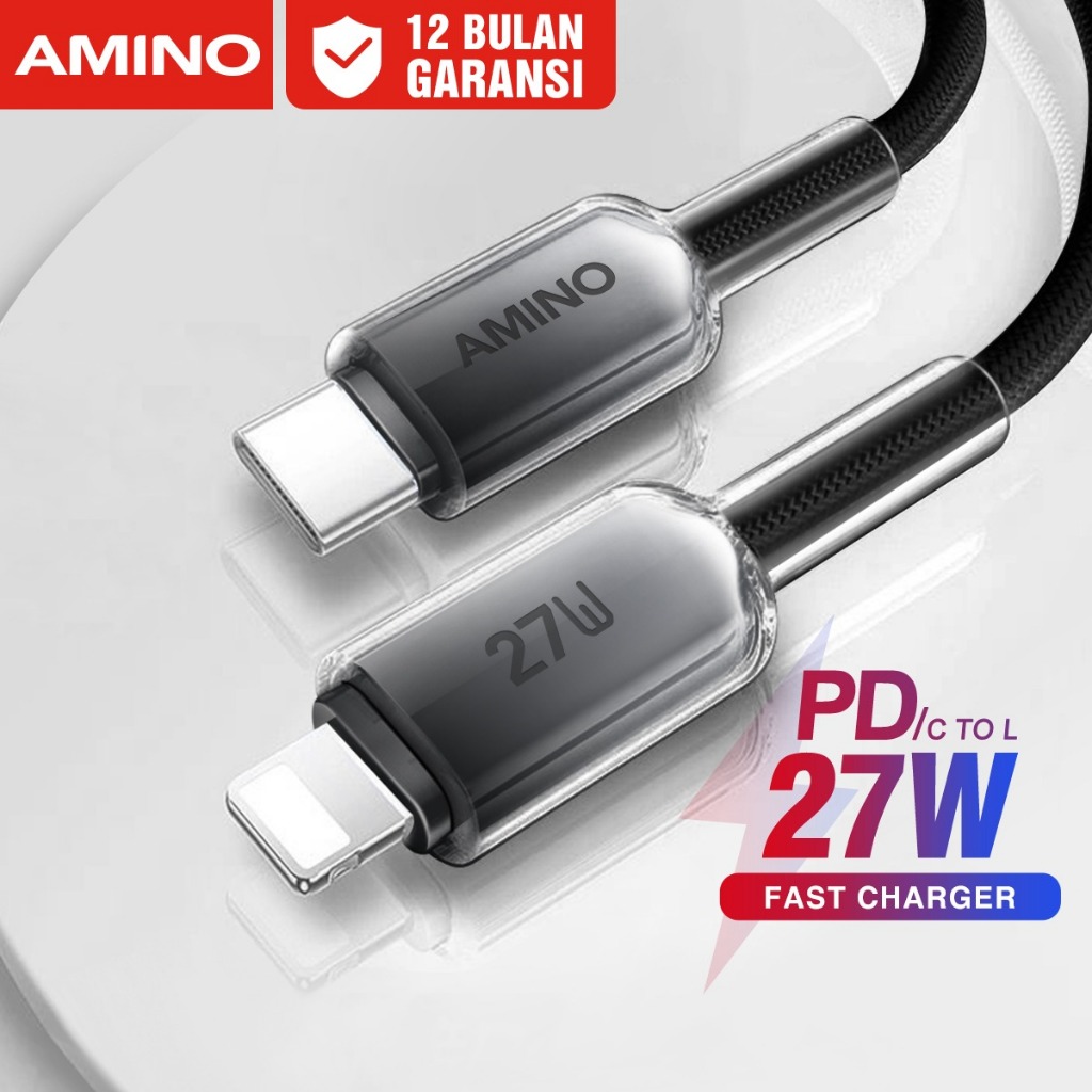 Jual AMINO PD 27W 60W Untuk Iphone Kabel Lighting / Kabel TYPE C To C ...