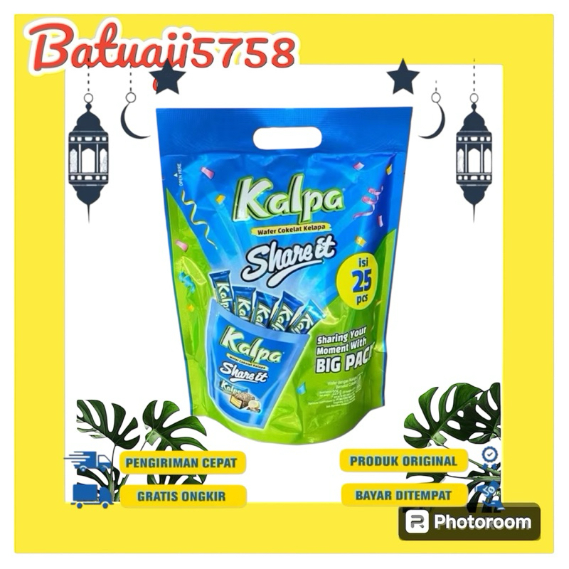 Jual Kalpa Share It isi 25 pcs Wafer Cokelat Kelapa dari Mayora Snack ...