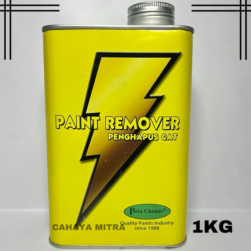 Jual PAINT REMOVER BETA CHEMIE PERONTOK CAT 1 LITER PENGELUPAS CAT ...