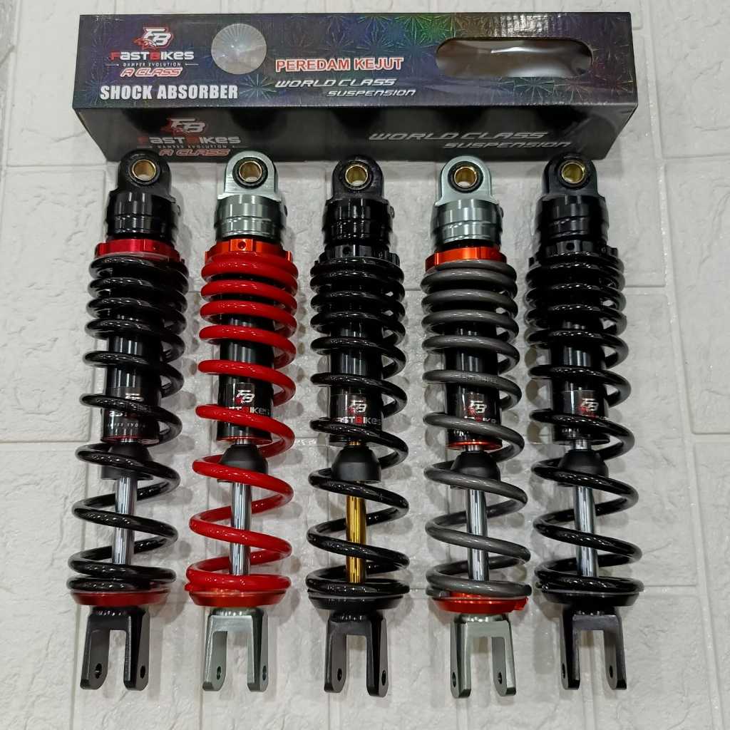 Jual Shock Shockbreaker Belakang Matic Non Tabung Klik - Stelan Ukuran 310/330/340mm Mio Fino ...