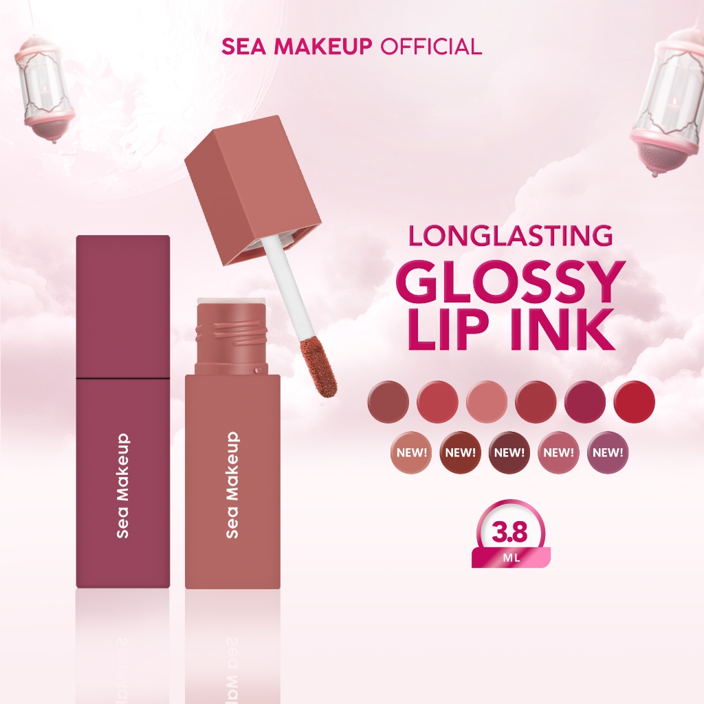 Jual Sea Makeup Lacquer Shake Lip Ink Longlasting lip ink - Glossy ...