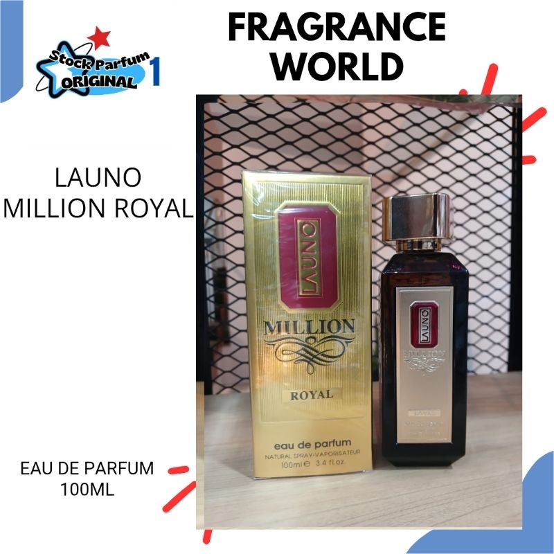 Jual FRAGRANCE WORLD LAUNO MILLION ROYAL EDP 100ML | Shopee Indonesia