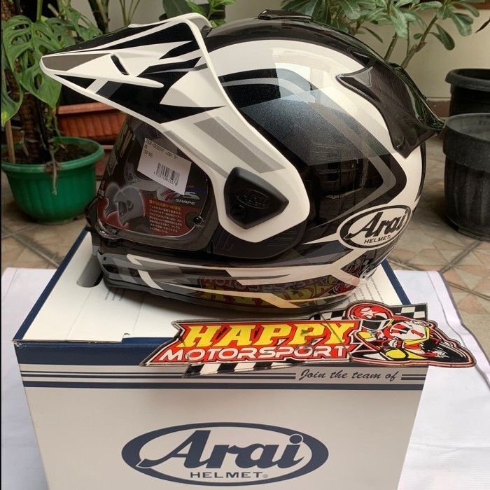 Jual Helm Arai Tour Cross V White Full Face | Shopee Indonesia