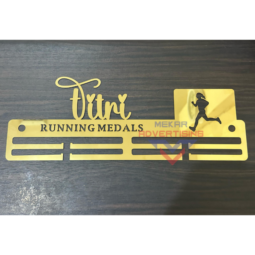 Jual TEMPAT MEDALI STAINLESS GOLD MIROR CABANG OLAHRAGA RUNNING MEDALS ...