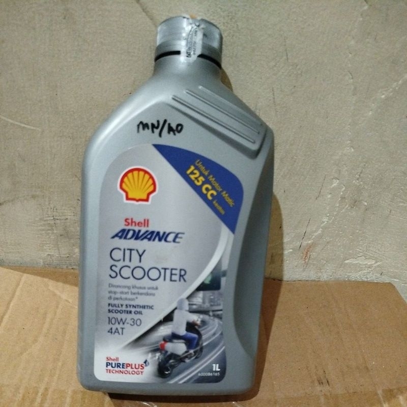 Jual oil shell advance city scooter 10W-30 4AT | Shopee Indonesia
