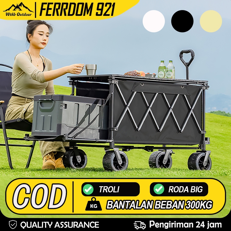 Jual Gerobak Lipat Troli Barang Camping Outdoor Troli Barang Box ...