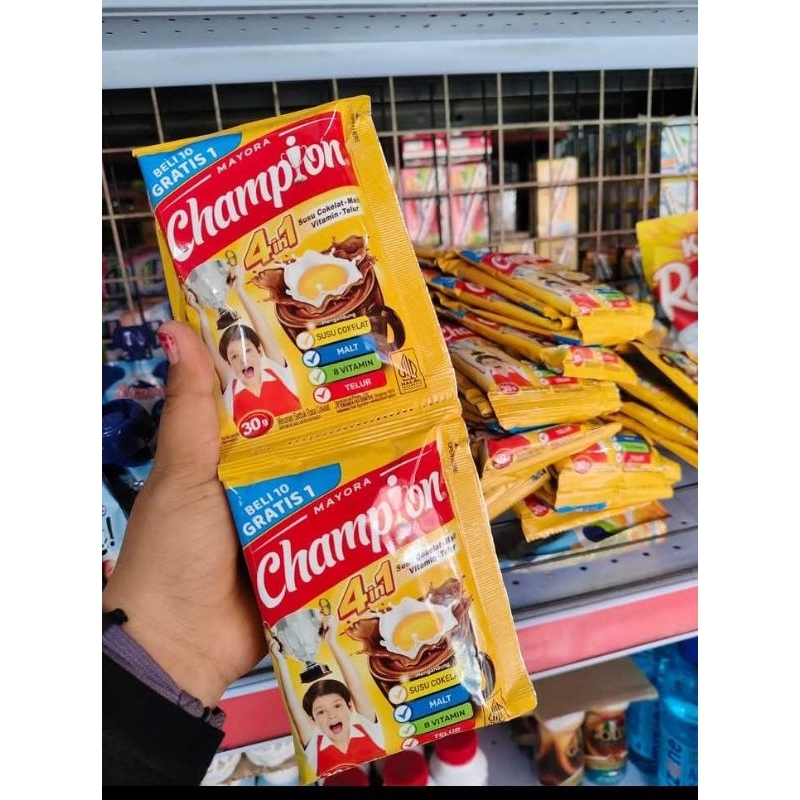 Jual Energen Champions Renteng Isi 11sct | Shopee Indonesia