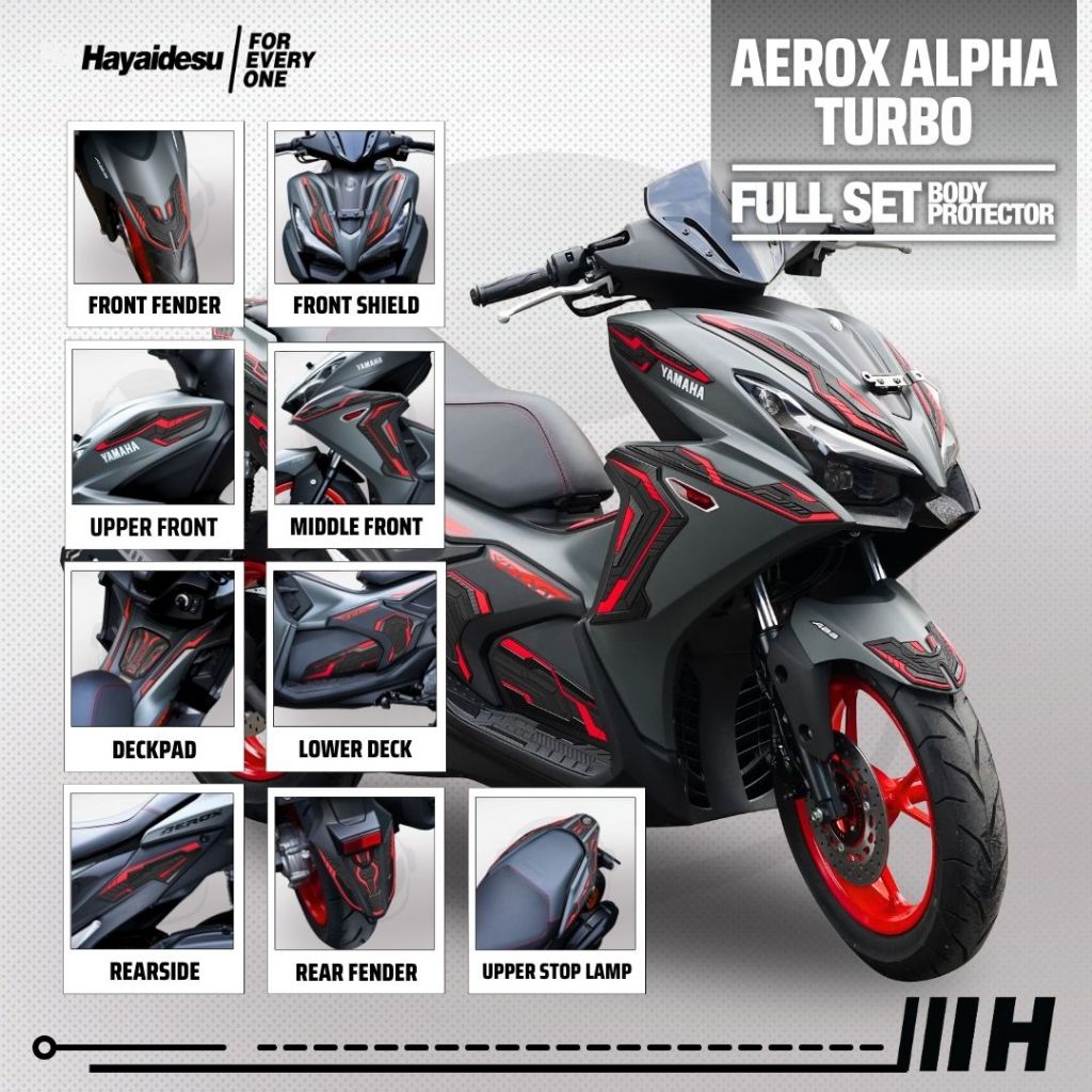 Jual Hayaidesu Yamaha AEROX ALPHA (Standard/Cyber City/Turbo) Paket ...