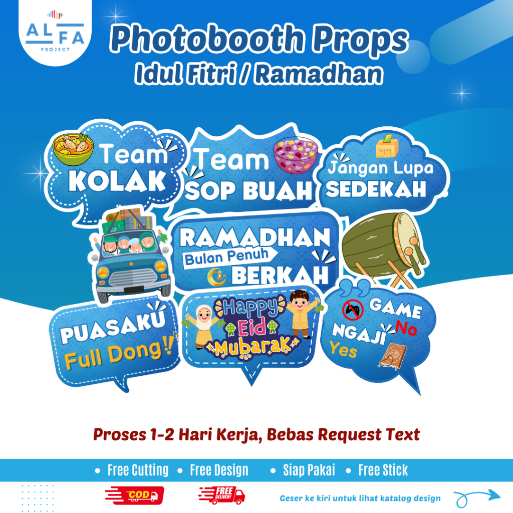 Jual D93 Photoboth Props Ramadhan Custom | Acc Photobooth idul fitri ...