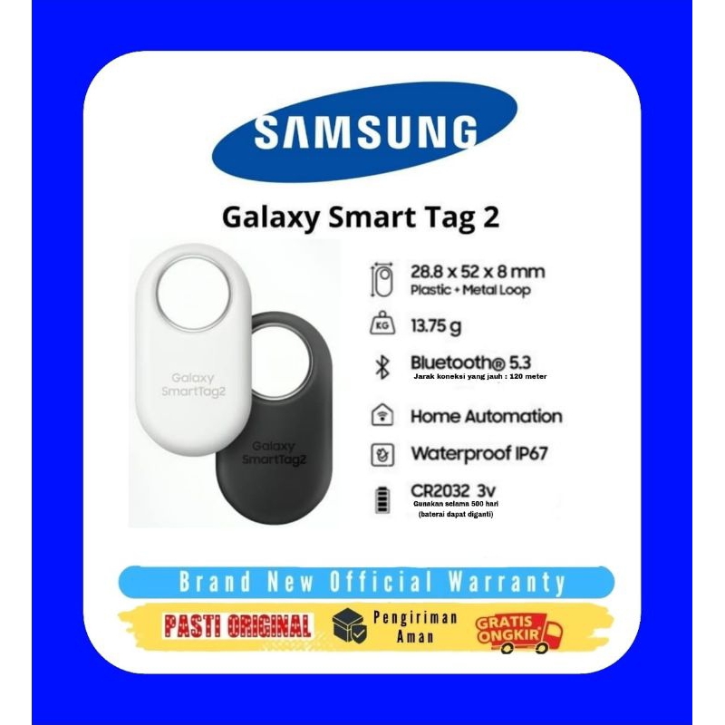 Jual SAMSUNG GALAXY SMART TAG 2 GARANSI RESMI SEIN | Shopee Indonesia