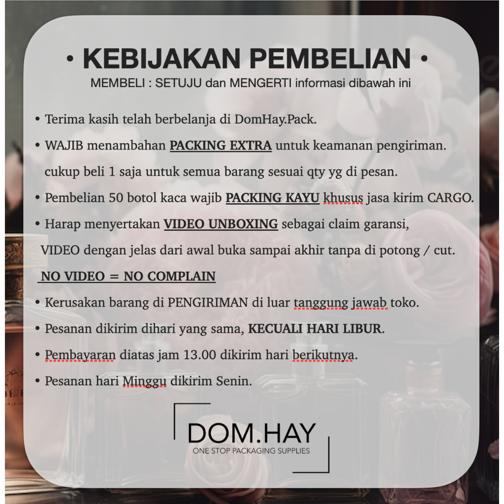 Jual 50ml KLSM Marble Pink Botol Parfum Semi Press Kaca Parfume Minyak ...