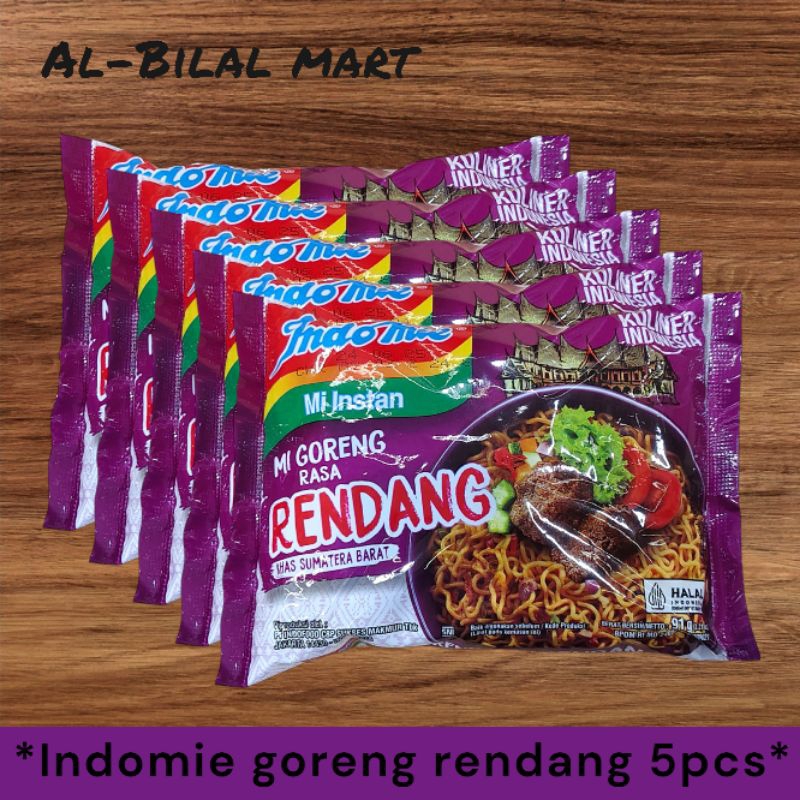 Jual Indomie goreng rendang 5pcs | Shopee Indonesia