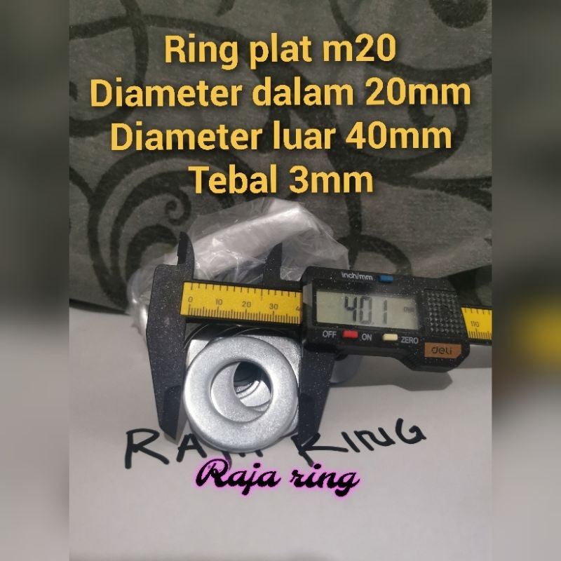 Jual ring plat m20x40 tebal 3mm harga per 1kg | Shopee Indonesia