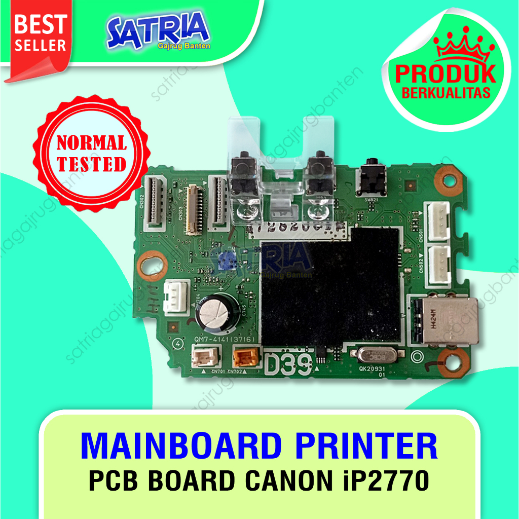 Jual Mesin PCB Board Mainboard Printer Canon 2770 iP2770 Normal ...