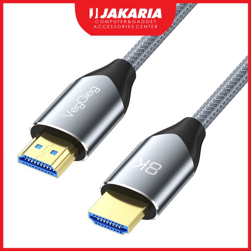 Jual VEGGIEG Kabel HDMI 2.1 8K High Speed 1.5 meter Kabel HDMI to HDMI 8K Cable Premium 1.5m VH ...